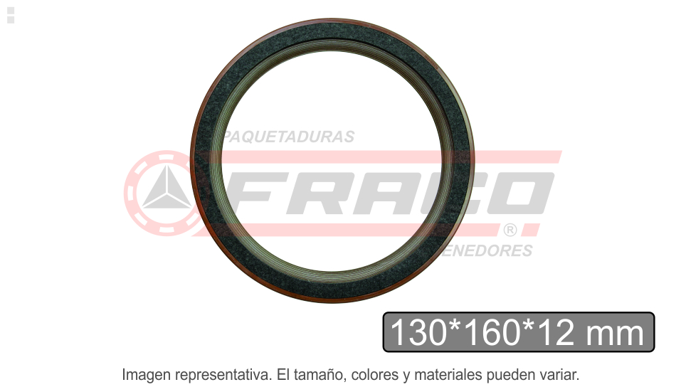 Reten Cigüeñal130*160*12 Mwm Agrale